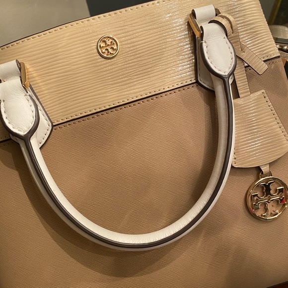 Tory Burch | Bags | Tory Burch Colorblock Triple Compartment Tote ...